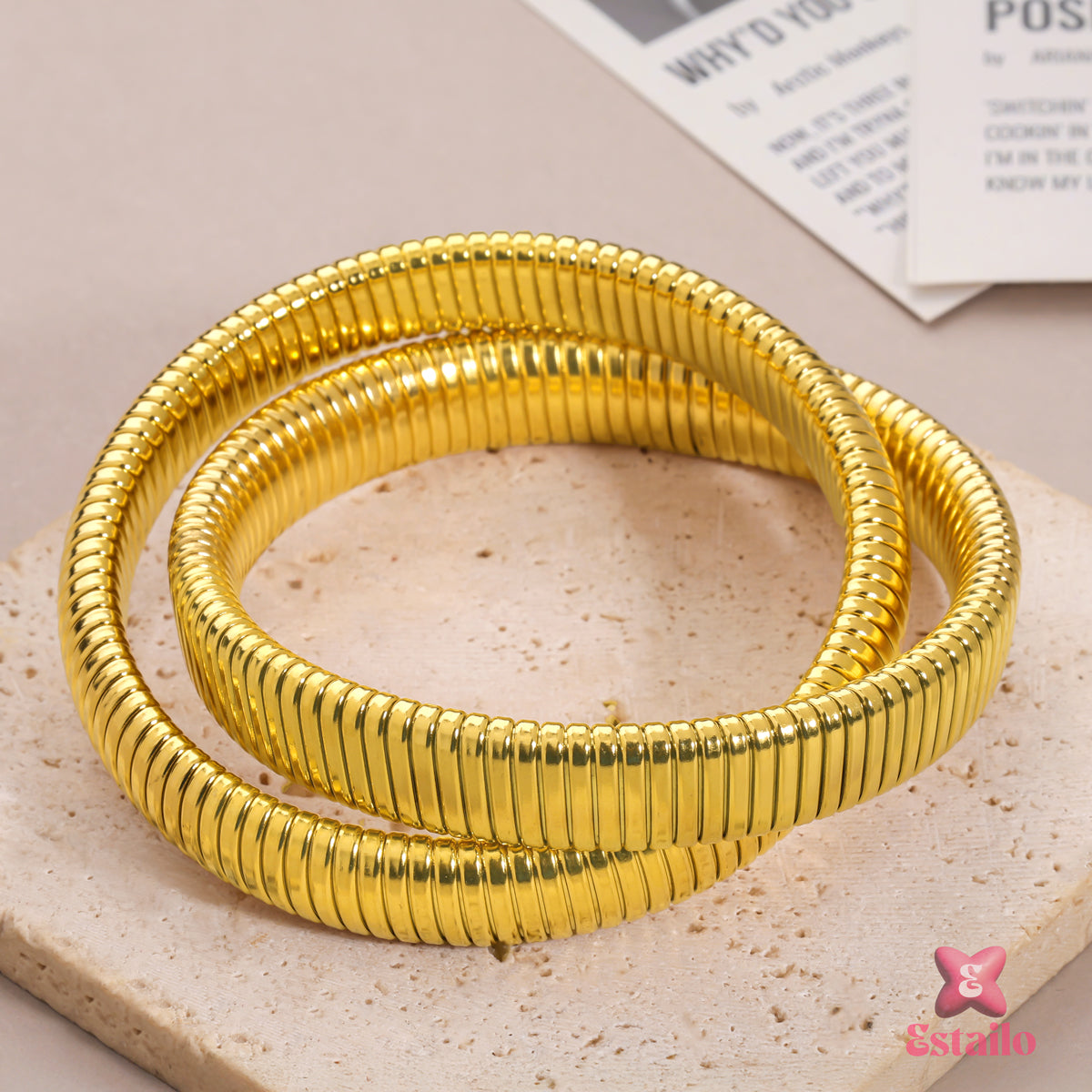 Medusa Coil Bracelet